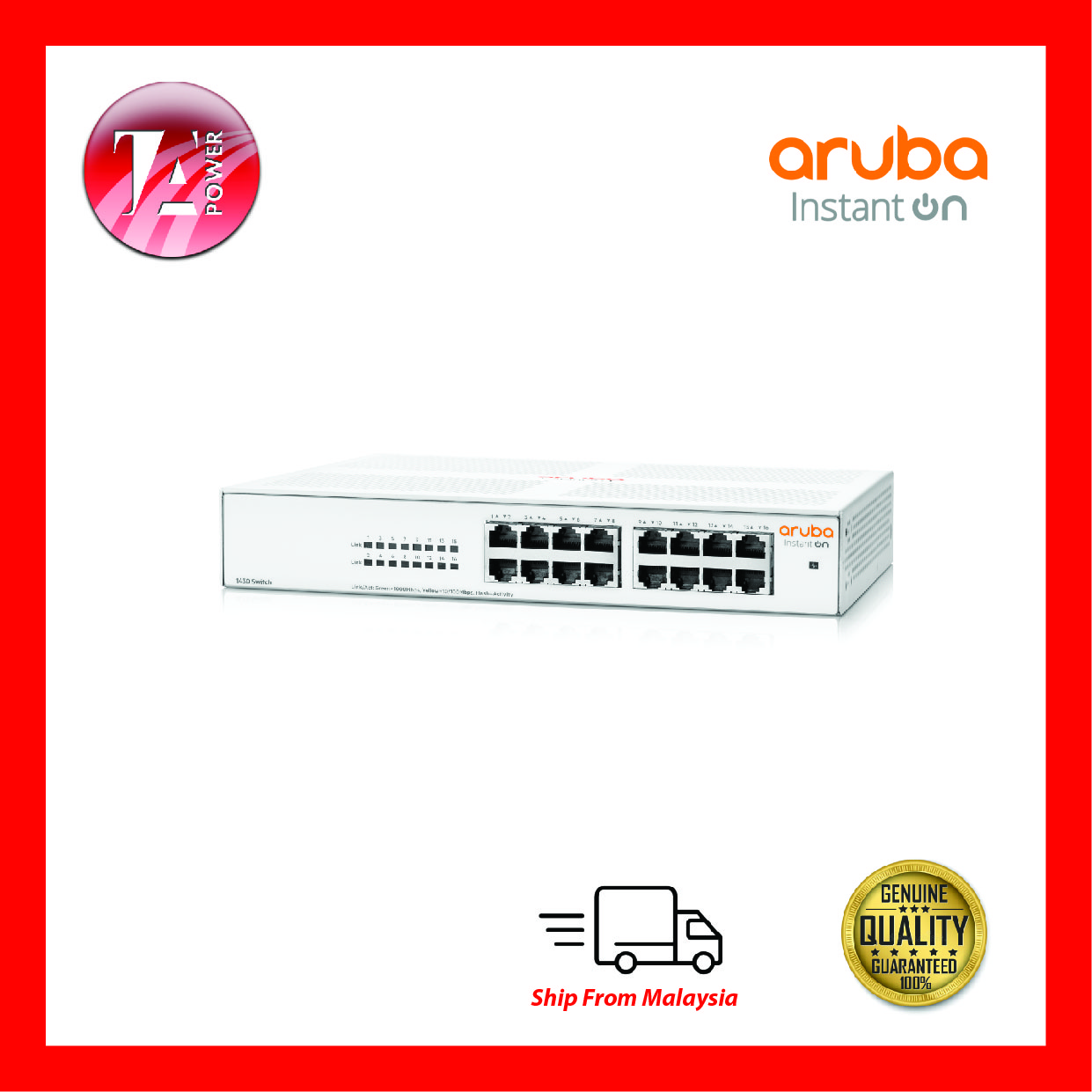 [LIMITED STOCK] Aruba IOn 1430 16G Sw (R8R47A#ARE) - TA Power
